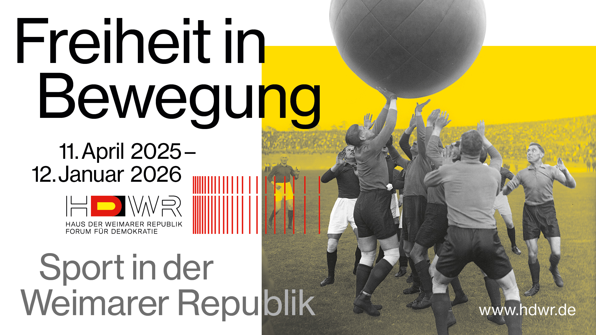 Freiheit in Bewegung – Sport in der Weimarer Republik 19.03.2026 10:00 ...